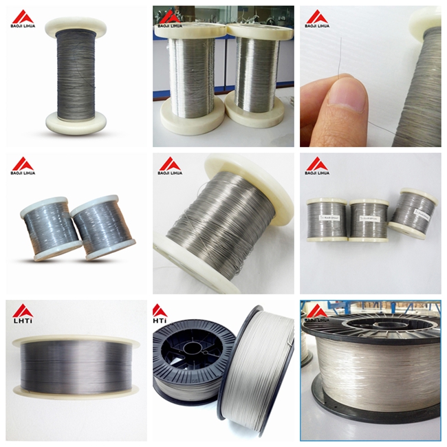 Rustproof Spool Titanium Coil Wire Dia 0.2mm Gr5 Gr7 Gr12 Corrosion ...