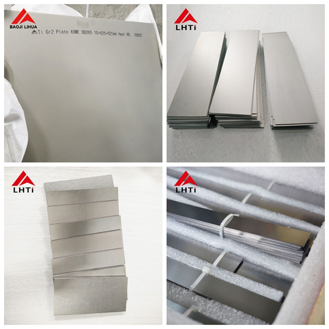 GR1 Gr7 Gr12 Titanium Sheet Metal ASTM B265 Corrosion Resistant Long Life Span