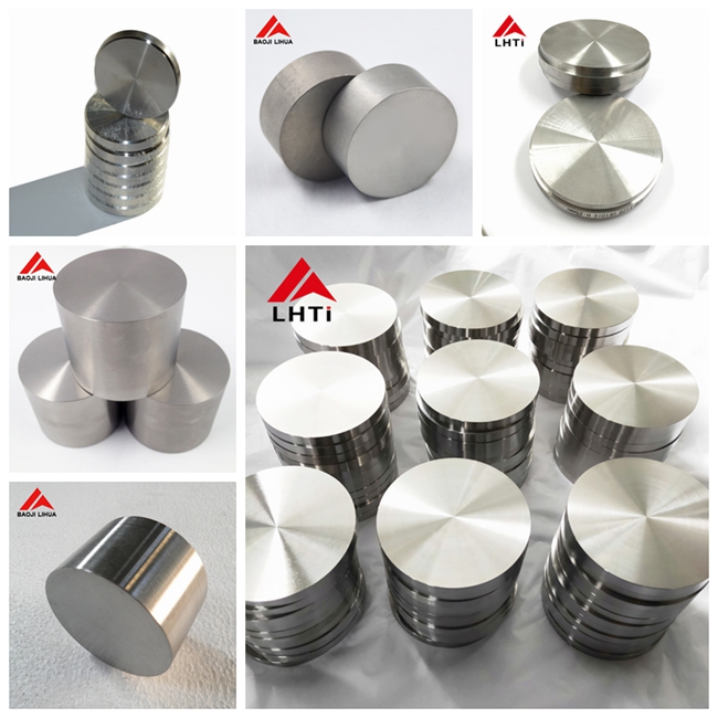 Round Titanium Disc GR2 GR7 GR23 Titanium Alloy Material Forging Technique