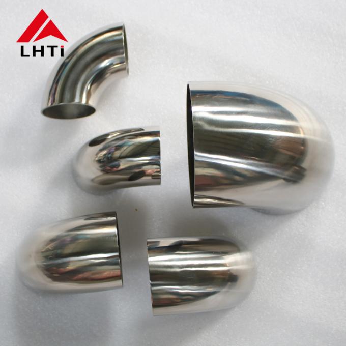 90 / 45 / 180 Degree Titanium Elbows Connector Pipe Fittings