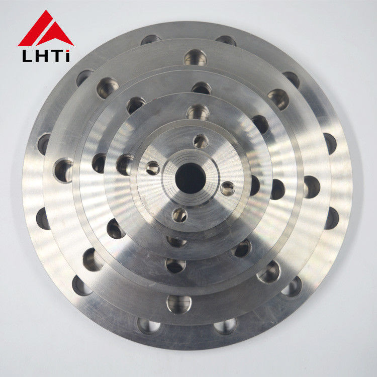 MOQ 1 Piece Titanium Thread Flange With Wooden Case Packaging