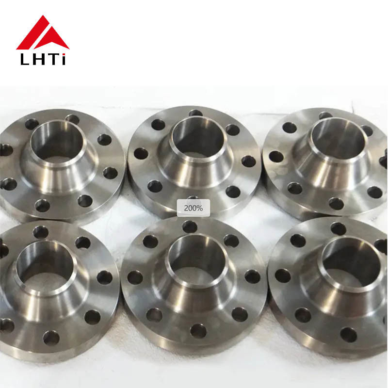 Titanium Weld Neck Flange RFWN ASME B16.5 Raised Face Weld Neck Class ...