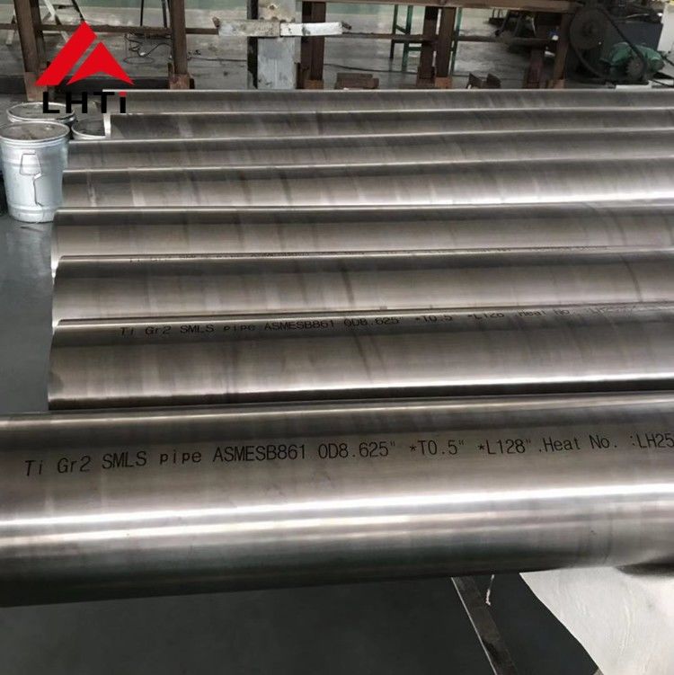 ASME Welded Titanium Condenser Tubes Gr1 Titanium Heat Exchanger Tubes