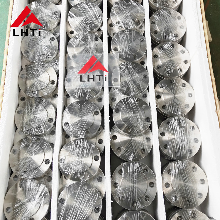 ASME / ANSI B16.5 B16.49 Grade 2 Titanium Blind Flange PAD Flange DN ...