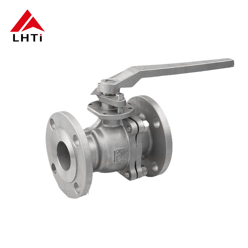 2 Piece Titanium Floating Ball Valve Ti Gr1 Gr2 Gr3 ANSI Class 150 ...